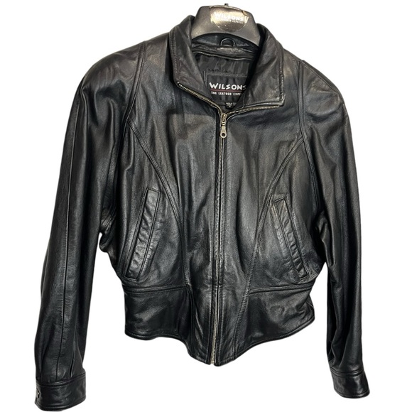 Wilsons Leather | Jackets & Coats | Vintage Wilsons Cropped Leather ...